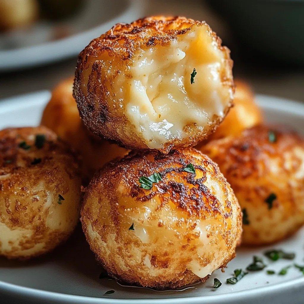 Crispy Mashed Potato Cheese Bites - Cheflinaskitchen